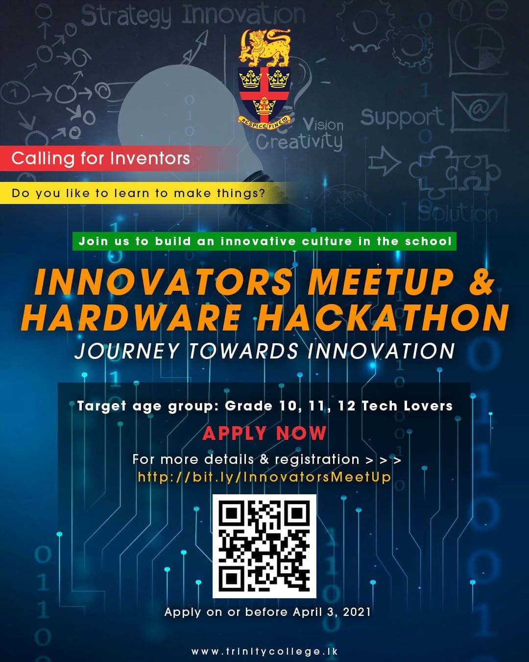 Innovators meetup & Hardware Hackathon | Trinity College Kandy, Sri Lanka